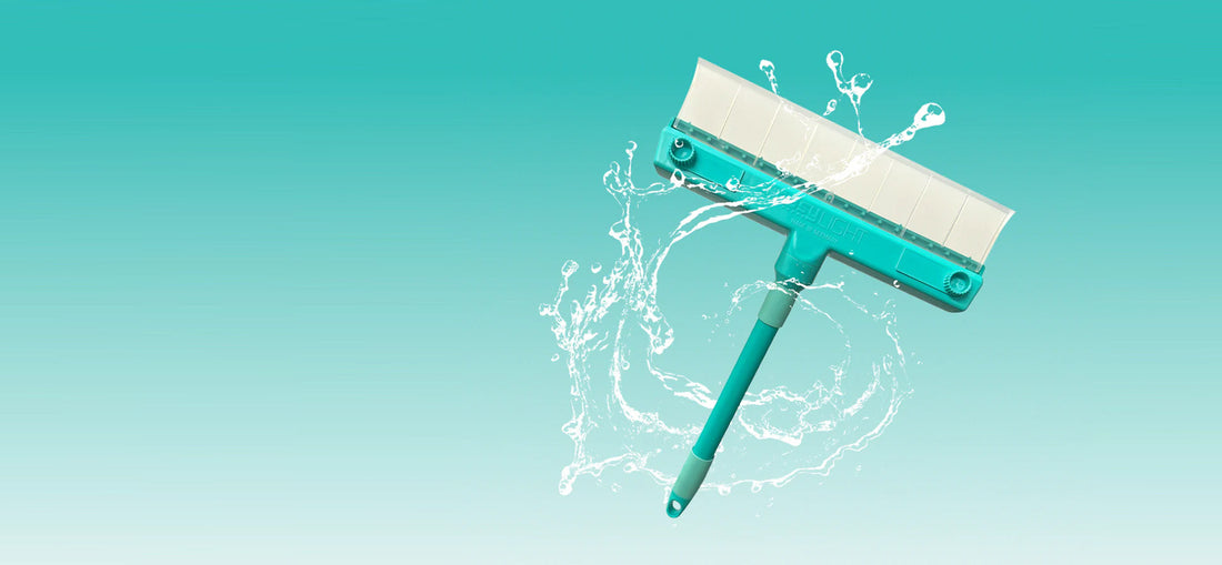 Glass Cleaning Made Easy! Streak-free / Non Dripping Squeegee ...